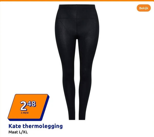 Kate thermolegging promotie bij Action