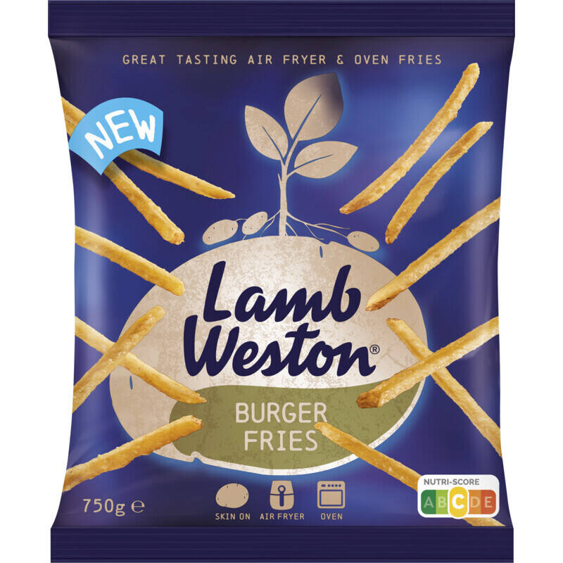 LambWeston Burger fries 1+1 gratis promotie bij Albert Heijn