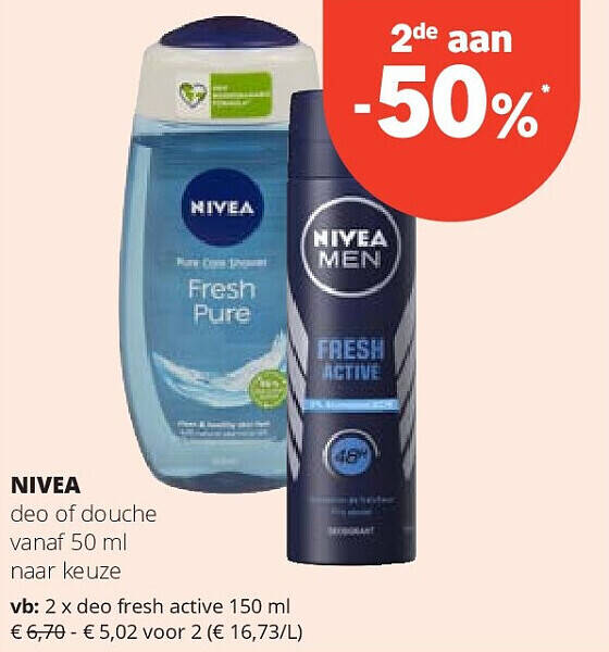 NIVEA deo promotie bij Spar