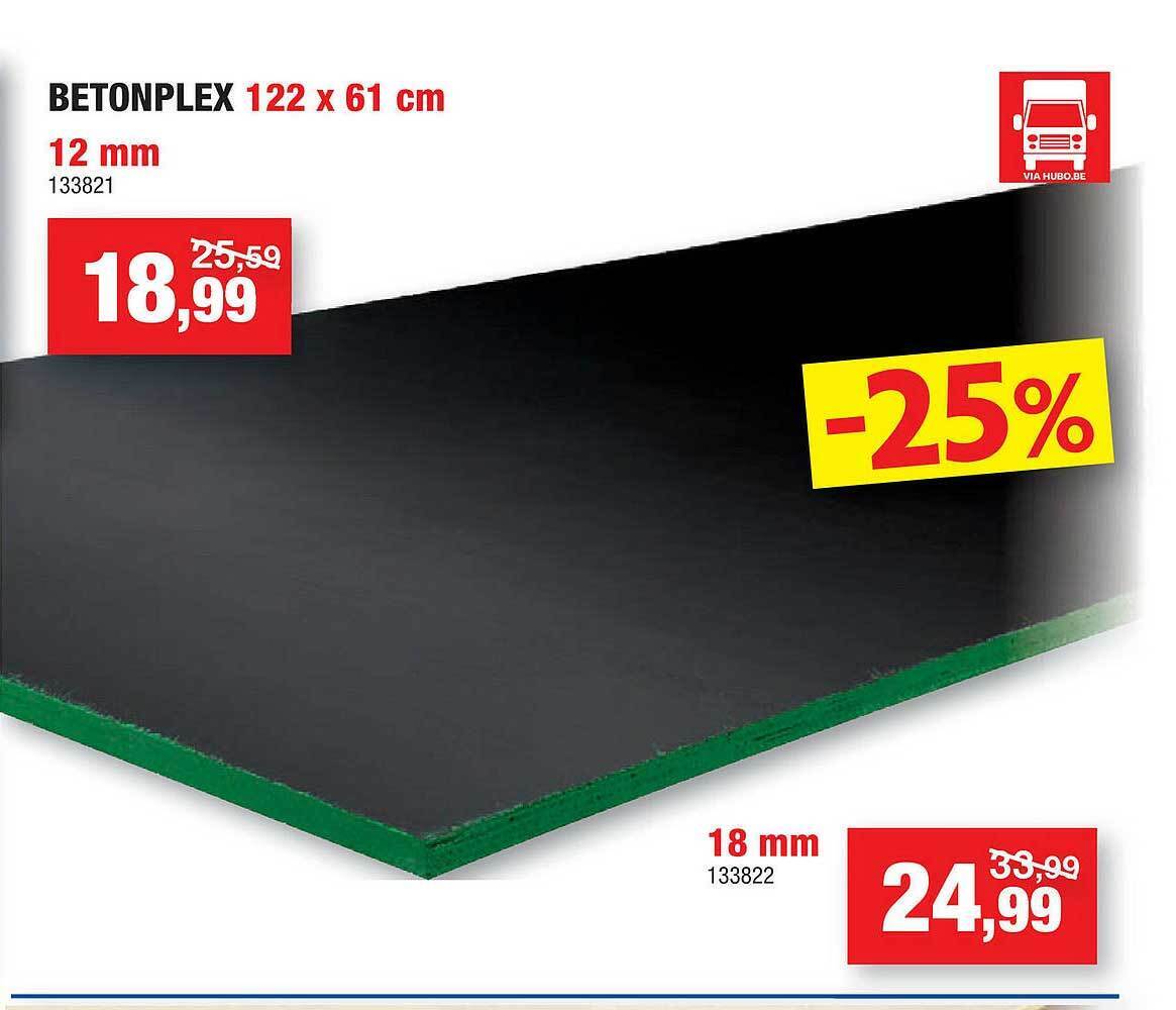 Betonplex promotie bij Hubo