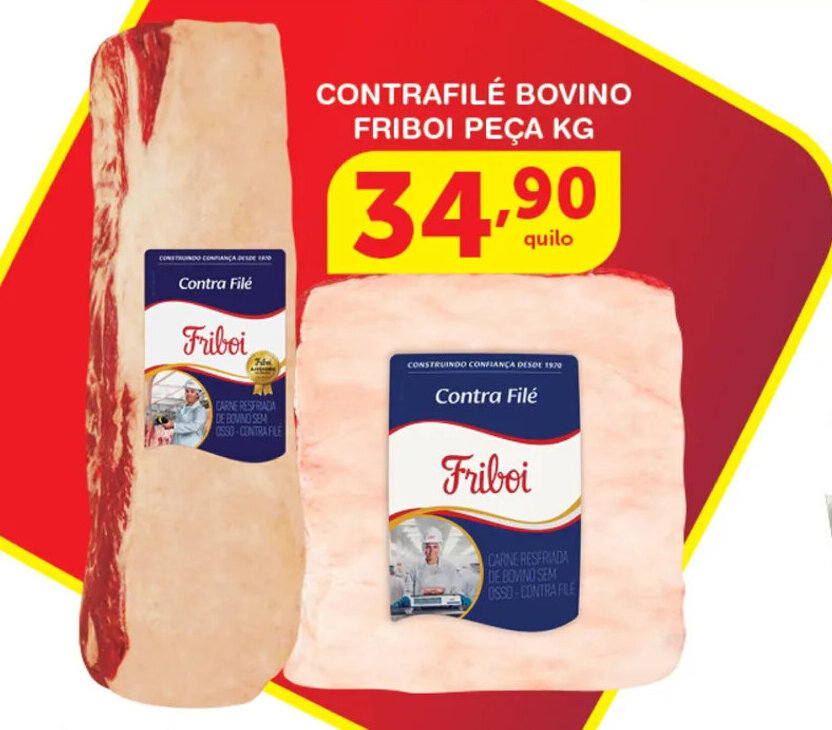 Contrafile Bovino Frigon Peca 1kg oferta na Roldão