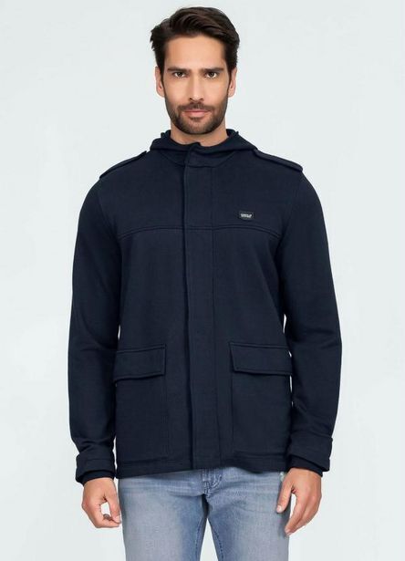 Hangar 33 - jaqueta parka moletom azul imperio oferta na Posthaus