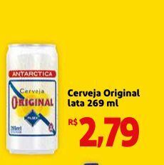 Cerveja original oferta na Mini Extra