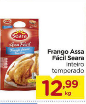 Frango Assa Facil Seara 1kg oferta na Carrefour