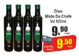 Óleo Misto Do Chefe Vd 500ml oferta na Higa's Supermercado