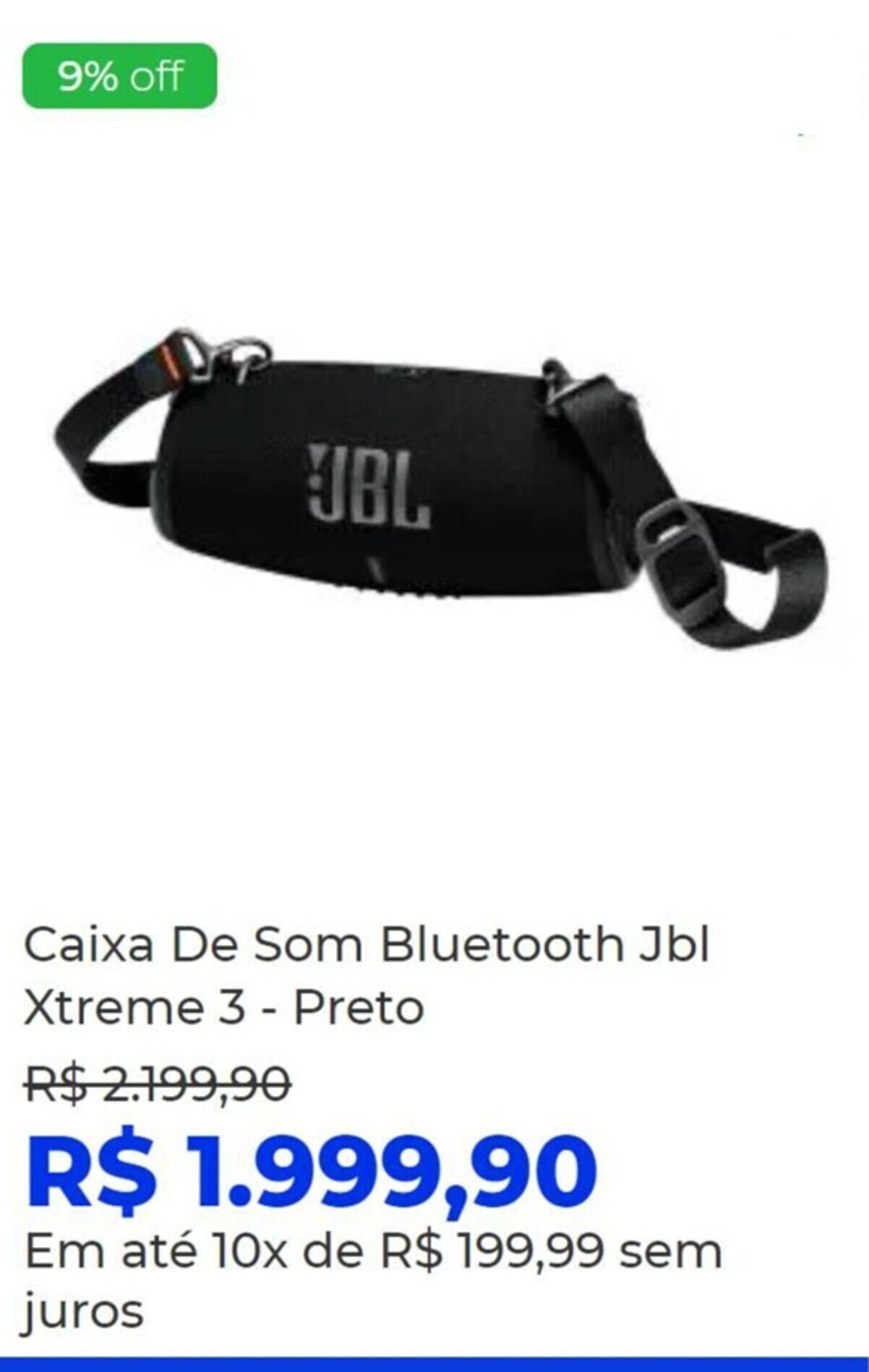 Promoção e preço JBL Lojas Havan – jun. 2025