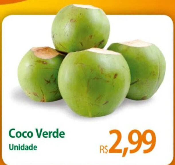 Coco Verde Unidade oferta na Atacadão