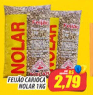 Feijão carioca Nolar kg oferta na Juzan