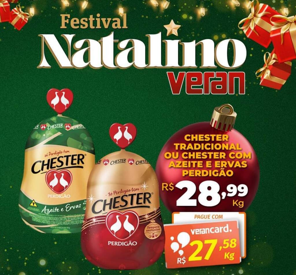 CHESTER TRADICIONAL OU CHESTER COM AZEITE E ERVAS PERDIGÃO kg oferta na ...