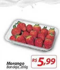 Promoção e preço Morango Nacional – mai. 2025