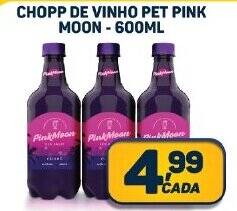 CHOPP DE VINHO PET PINK MOON-600ML oferta na Dom Atacadista