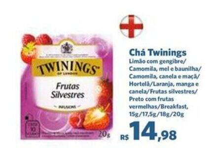 Chá Twinings oferta na Sam's Club