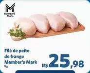 Member's mark - filé de peito de frango oferta na Sam's Club