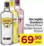 Gordon´s - gin inglês oferta na Carrefour
