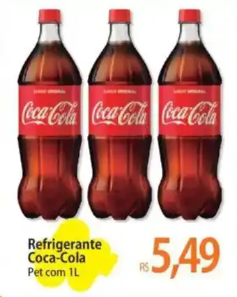 Refrigerante Coca-Cola Pet 1 l oferta na Atacadão R$ 5,49