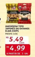 Elma chips - amendoim tipo japones ou ovinhos oferta na Assaí Atacadista