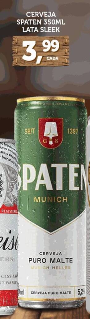 Promoção e preço Cerveja CenterBox – abr. 2025