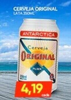 Cerveja original lata 350 ml oferta na Novo Mix