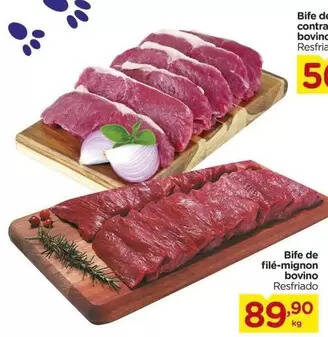De - bife de filé-mignon bovino oferta na Carrefour