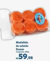 Damm - medalhão de salmão oferta na Sam's Club