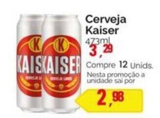 Promoção Kaiser Supermercados Rena – abr. 2025