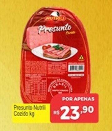 Promoção e preço Presunto Supermercados Rex – mai. 2025