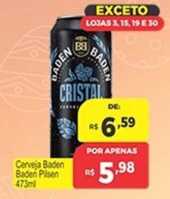 Promoção e preço Baden Baden Supermercados Rex – mai. 2025