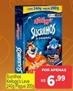 Promoção e preço Kellogg´s Supermercados Rex – mai. 2025