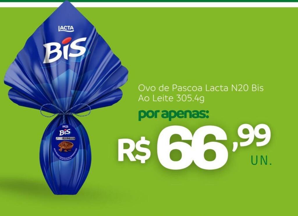 Promoção e preço Lacta Hiperideal Supermercados – mai. 2025