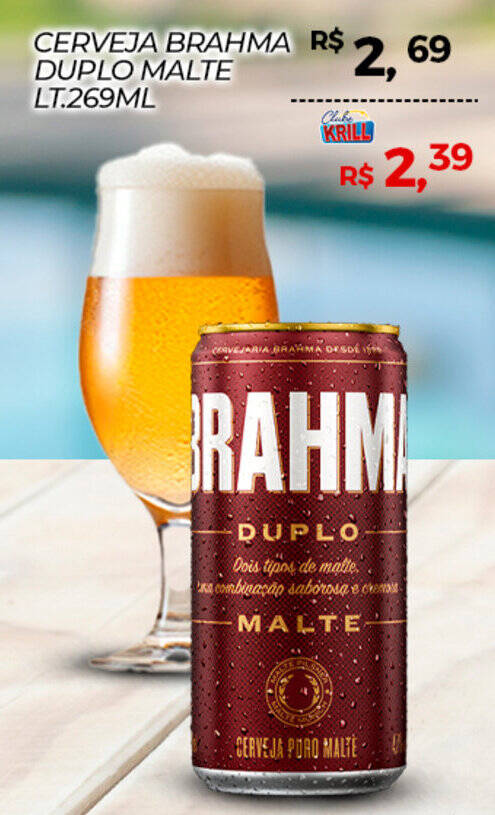 Promoção e preço Brahma Rede Krill – abr. 2025