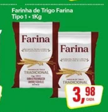 Promoção e preço Farinha de trigo Rede Supermarket – abr. 2025