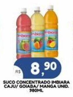 Promoção e preço Concentrado caju Bramil Supermercados – abr. 2025