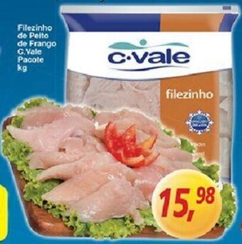 Filezinho de Peito de Frango C.Vale pacote 1kg oferta na Supermercados ...