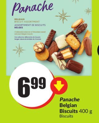 Panache belgian biscuits 400 g offer at FreshCo