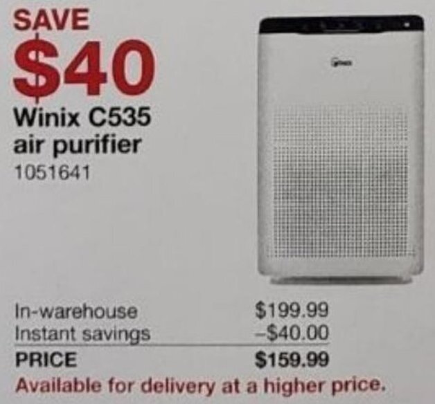 Winix C535 Air Purifier offer at Costco