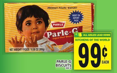 Parle-g biscuits offer at Food Basics