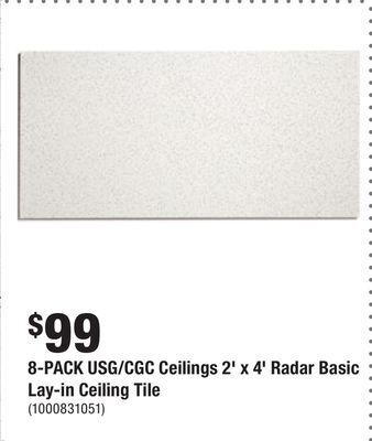Usg Ceilings Cgc Mars R86785 Acoustical Ceiling Tiles 2