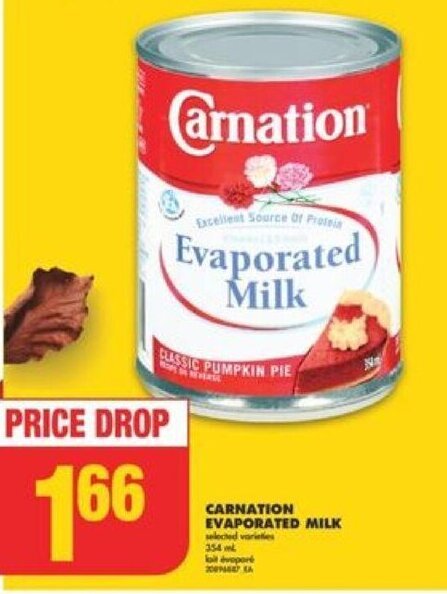 CARNATION EVAPORATED MILK offer at No Frills