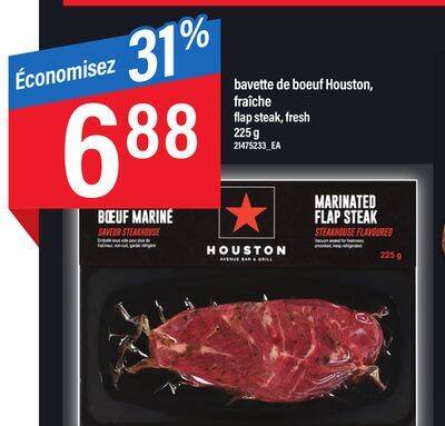 Bavette de boeuf houston, fraîche offer at Maxi