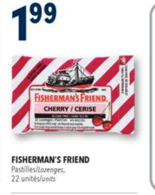 FISHERMAN'S FRIEND, Lozenges, 22 units offer at Familiprix