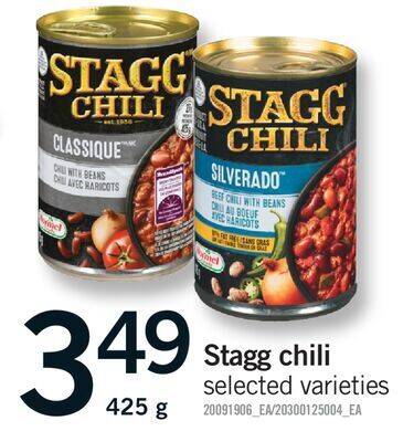 STAGG CHILI, 425 G offer at Fortinos