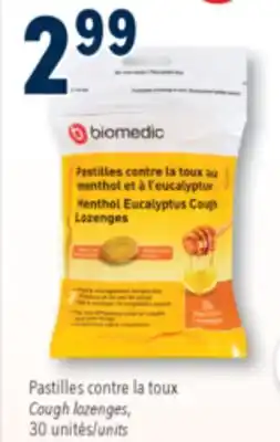 BIOMEDIC, Cough lozenges, 30 units offer at Familiprix