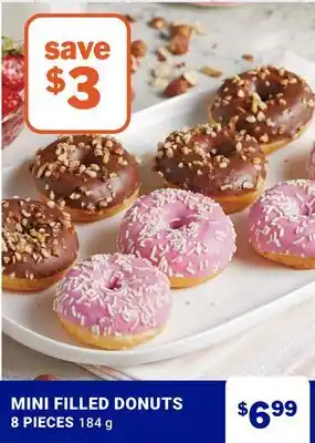 Mini Filled Donuts offer at M & M Food Market