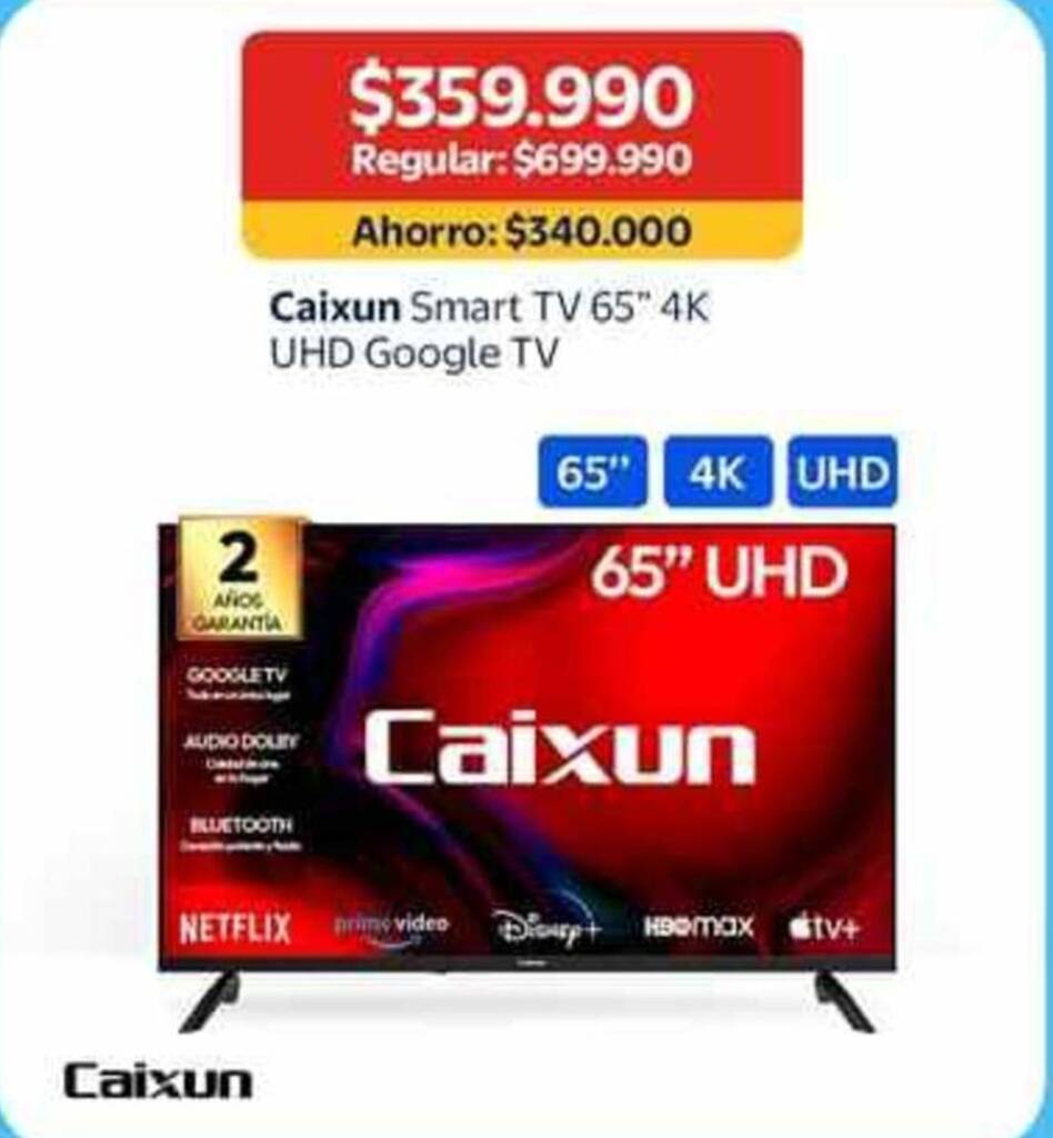 Caixun Smart TV 65" oferta en Lider