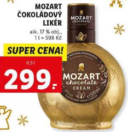 Mozart čokoládový likér, 0,5 l nabídky v Lidl