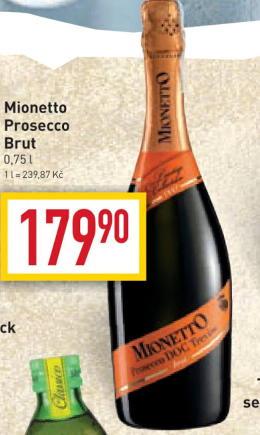 Mionetto Prosecco Brut 0,75l nabídky v Billa