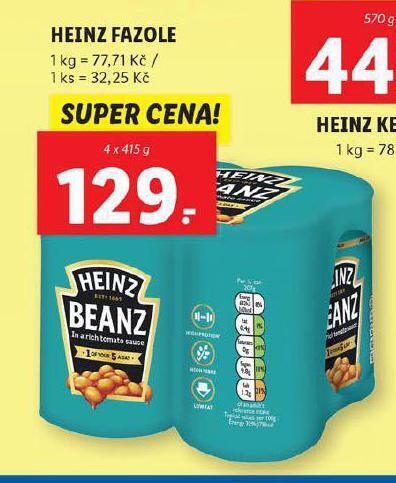 Heinz fazole nabídky v Lidl