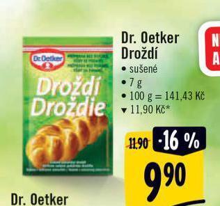 Dr. oetker droždí nabídky v Albert