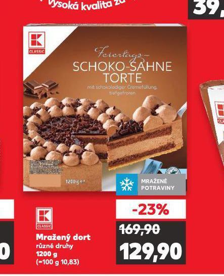 Mražený dort nabídky v Kaufland