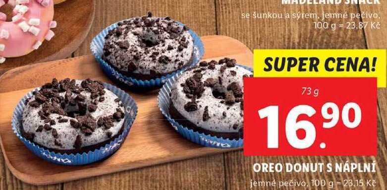 Oreo donut s náplní, 73 g nabídky v Lidl